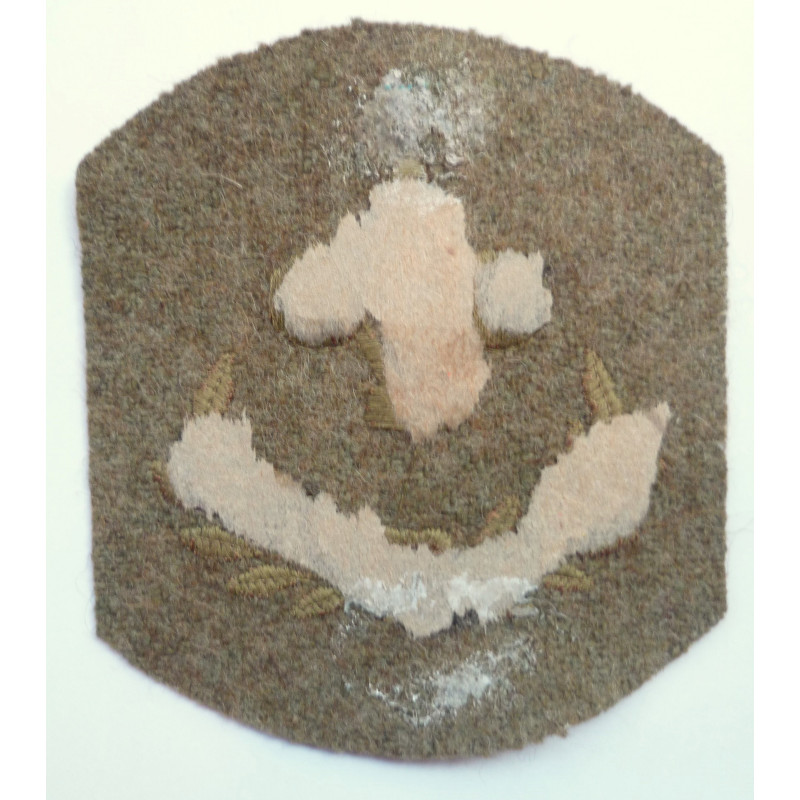 US WW1 Coast Artillery Chief Engineer Chevron Rank Patch
