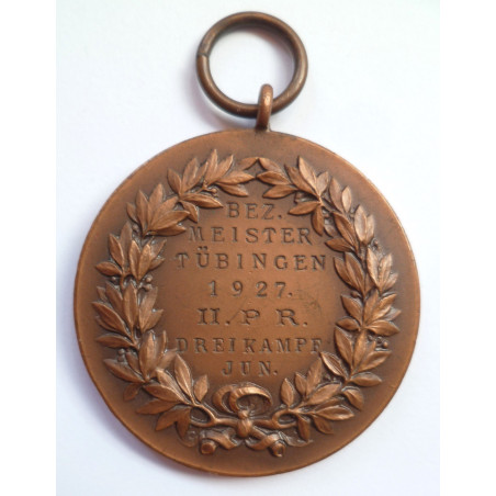 Post WW1 German Sports Award TÜBINGEN 1927 June