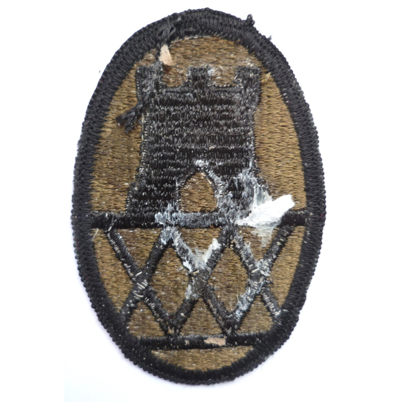 United States Army 30th Engineering Brigade Cloth Patch Subdued