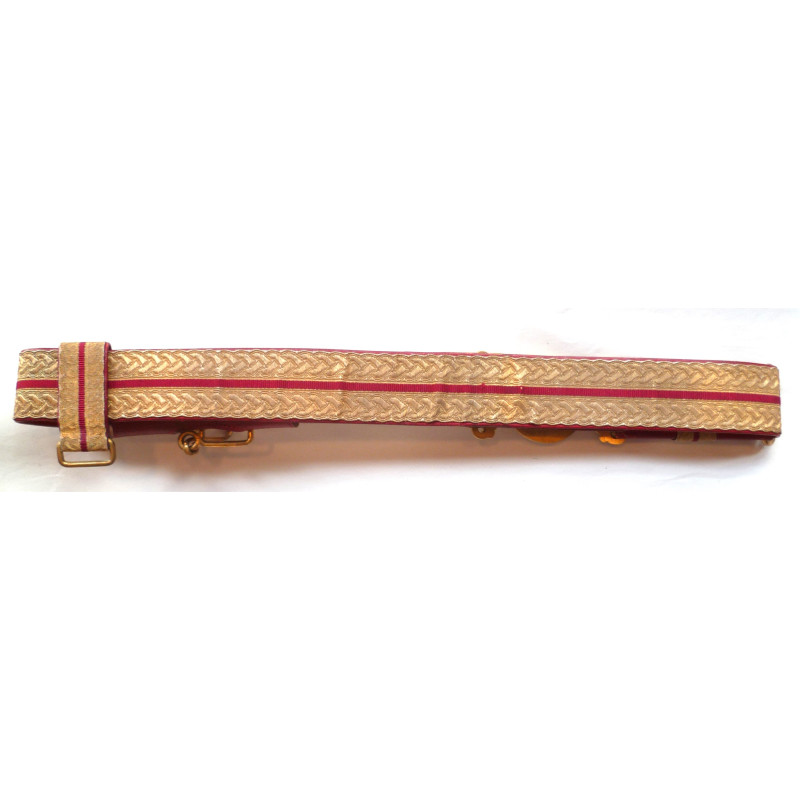 Victorian Officers Brocade Sword Belt