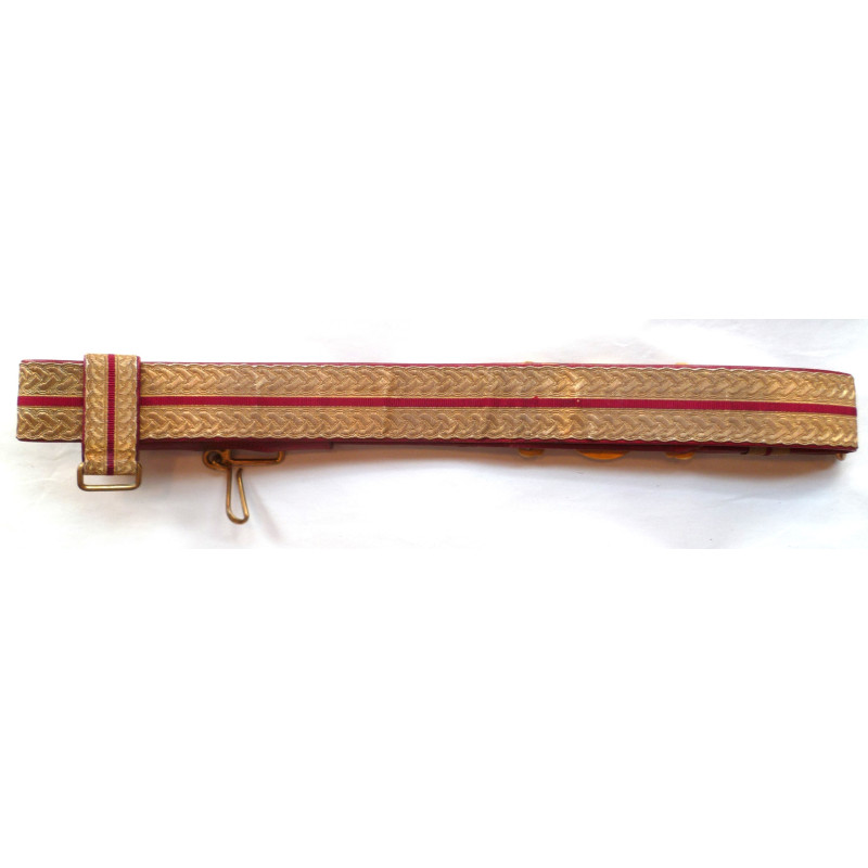 Victorian Officers Brocade Sword Belt