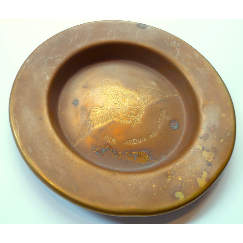 WW1 Royal Flying Corps RFC Dish Trench Art