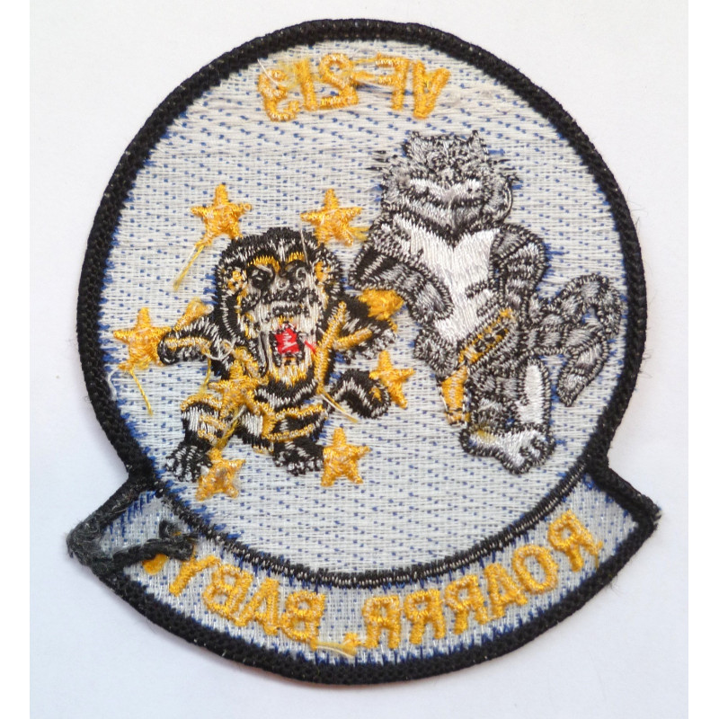 United States Navy VF-214 F14 Squadron Cloth Patch Roarrr Baby