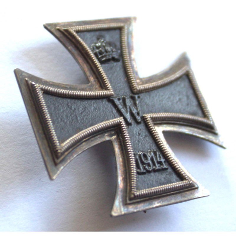 WW1 Imperial German Iron Cross 1st Class Cased Maker K.A.G.