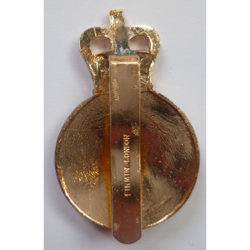 The 7th Queens Own Hussars Staybrite Cap Badge Marked Firmin London.
