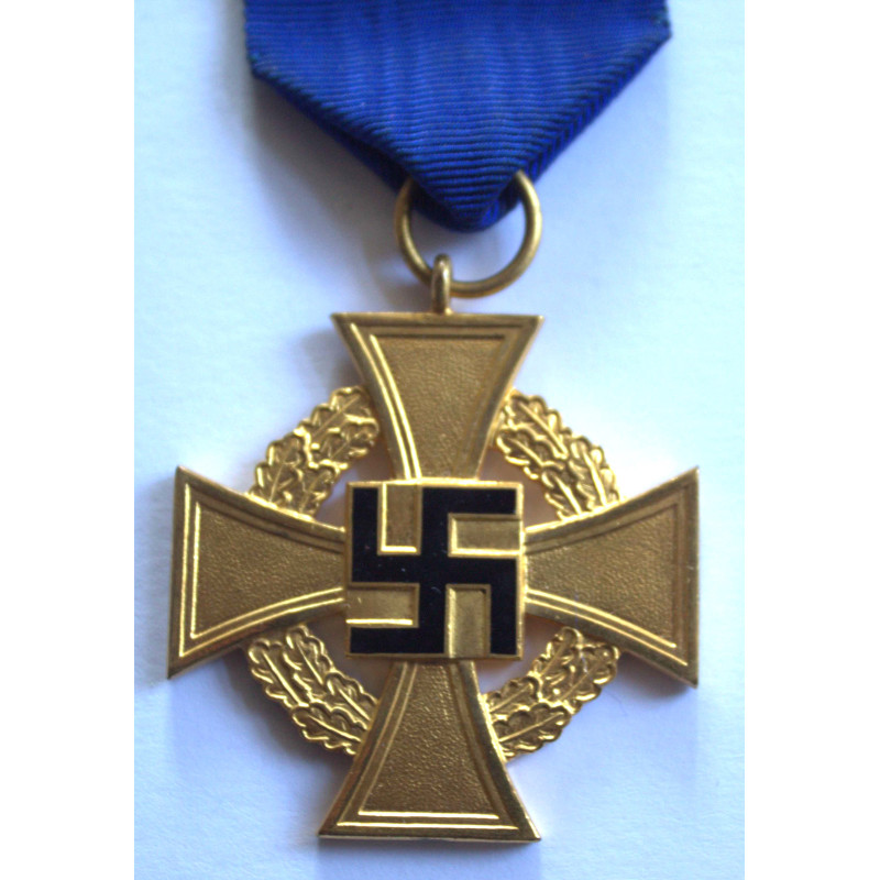 German Gold 40 Years Faithful Service Medal