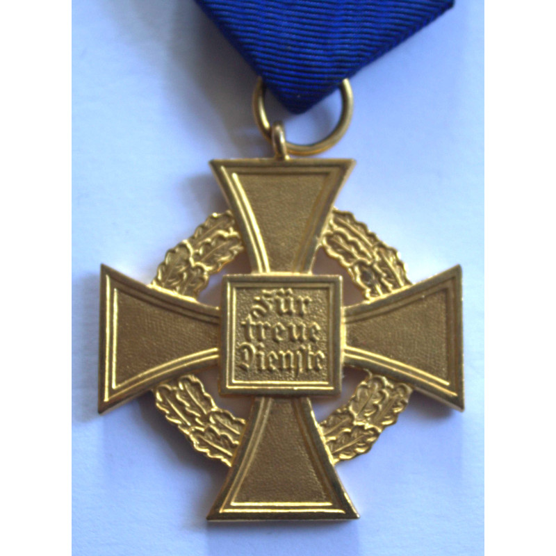 German Gold 40 Years Faithful Service Medal