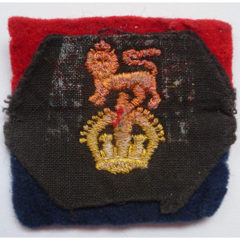 War Office Controlled Units Cloth Formation Sign WWII An original WWII