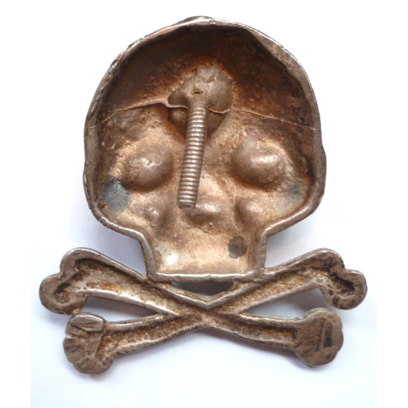 17th Lancers Large Deaths Head - Pouch/Cross Belt Victorian Badge
