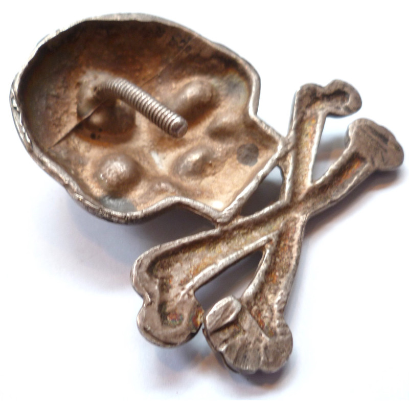 17th Lancers Large Deaths Head - Pouch/Cross Belt Victorian Badge