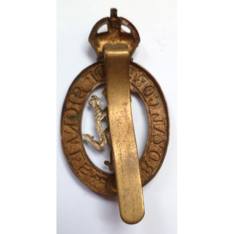 WWII Royal Corps of Signals Cap Badge British Army
