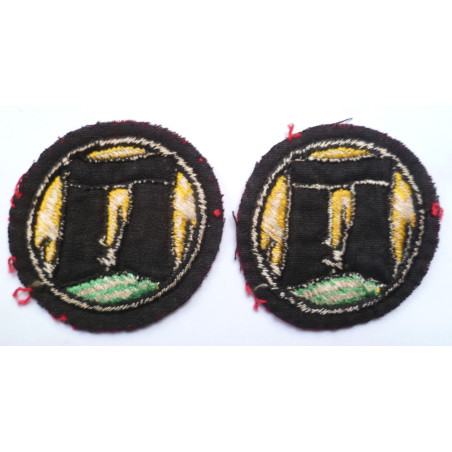 Pair Salisbury Plain District Formation Signs British Army