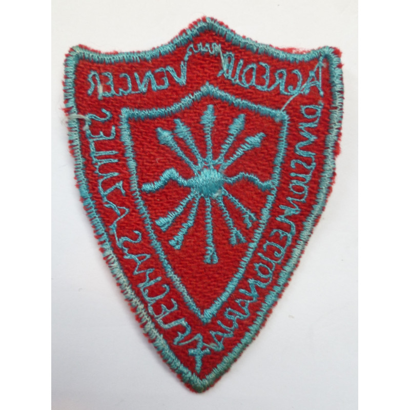 Spanish Civil War Blue Arrow Badge Variation - Spain- Spanish Civil War