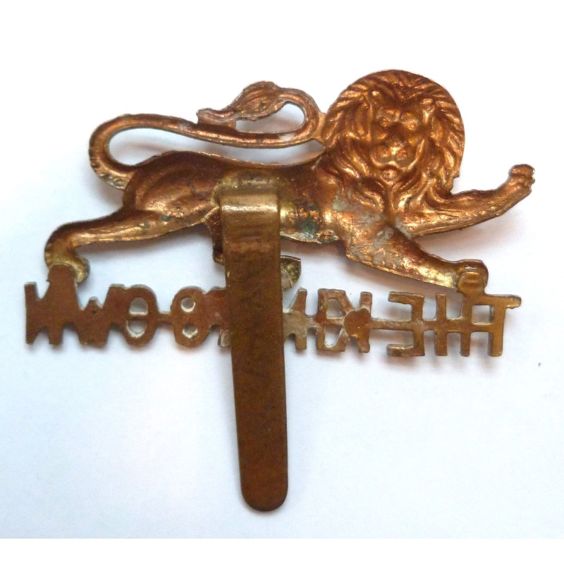 King's Own Royal Regiment (Lancaster) Cap Badge - British Army Militaria