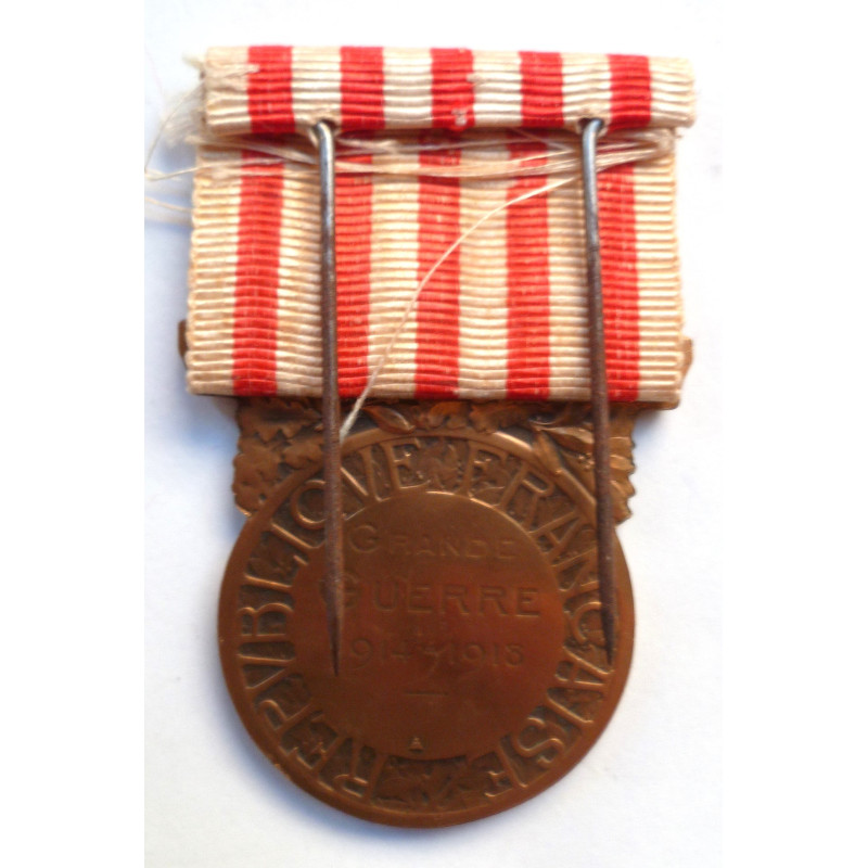 WW1 French 1914–1918 Commemorative War Medal - France