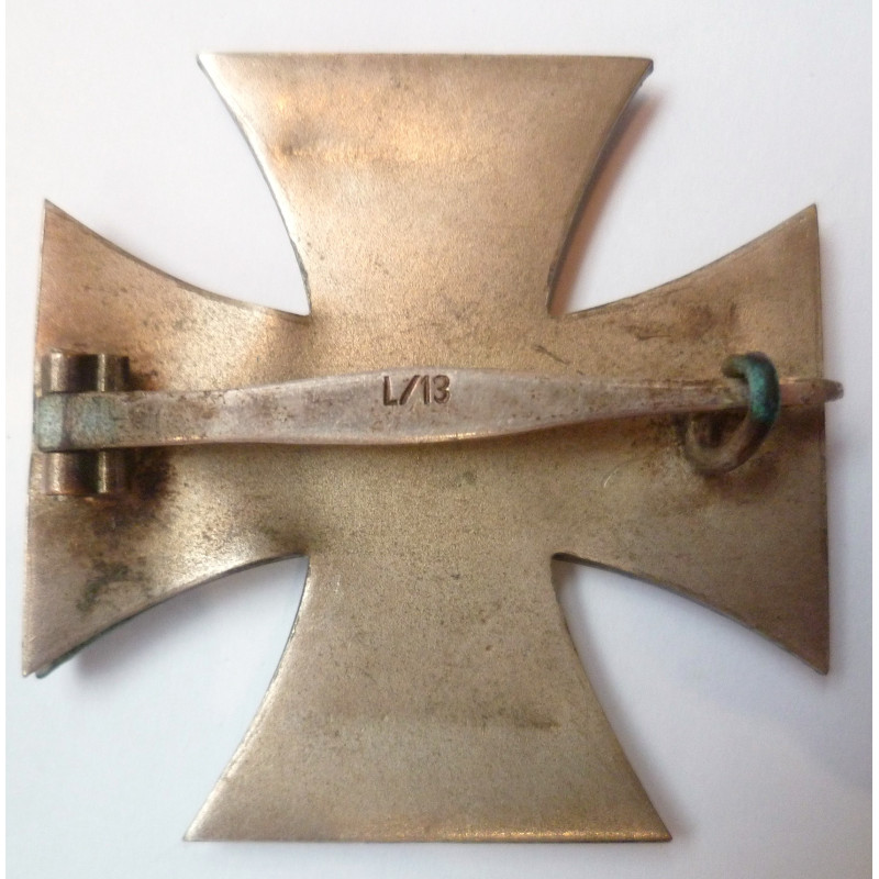 WW2 German Iron Cross 1st Class Maker L/13 Third Reich