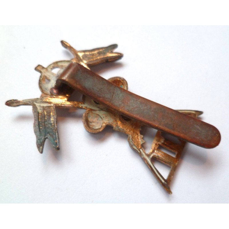 WW2 12th Lancers Cap Badge - British Army Insignia