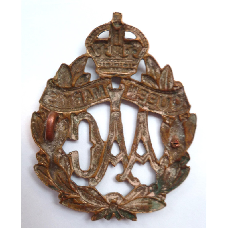 WW1 Queen Mary's Army Auxiliary Corps QMAAC Cap Badge