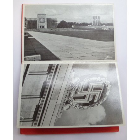German 12 Postcards Set of Nuremberg Rally Grounds