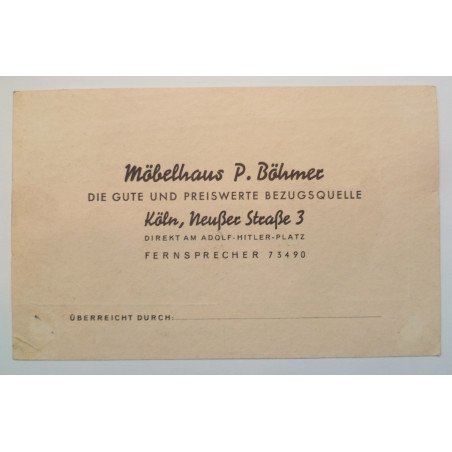 WW2 German Postcard - The Fuhrer says Yes