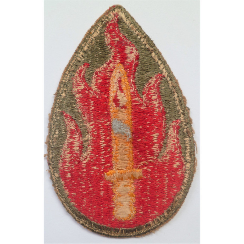 United States 63rd Division Cloth Patch Badge original American badge