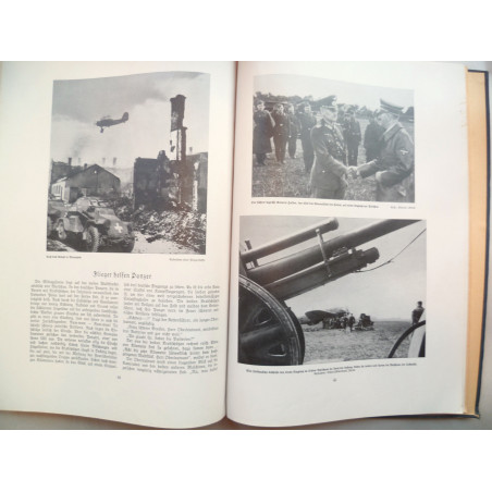 WW2 German Book With the XIII Army Corps in Poland 1940 Third Reich