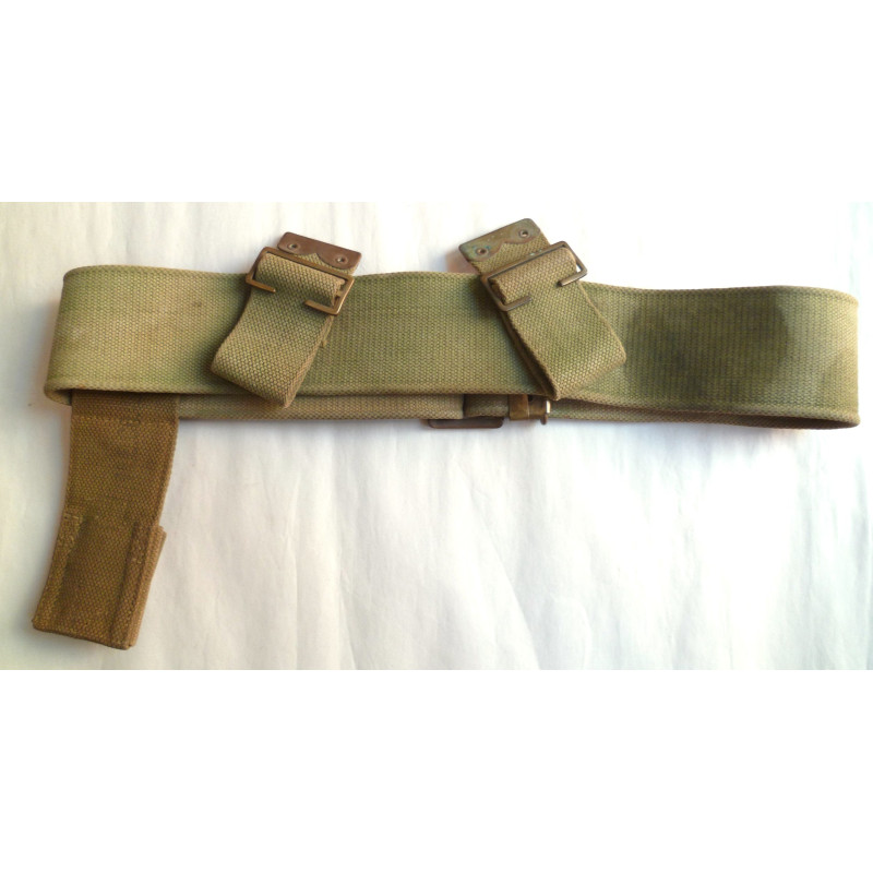 WW1 British 1908 Pattern Webbing Belt & Bayonet Frog