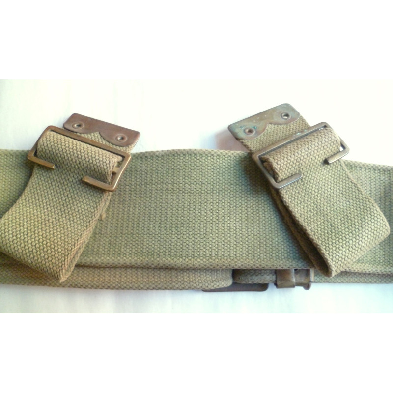 WW1 British 1908 Pattern Webbing Belt & Bayonet Frog