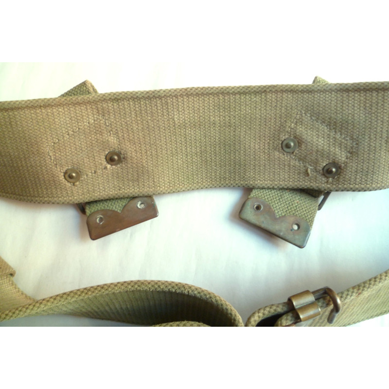 WW1 British 1908 Pattern Webbing Belt & Bayonet Frog