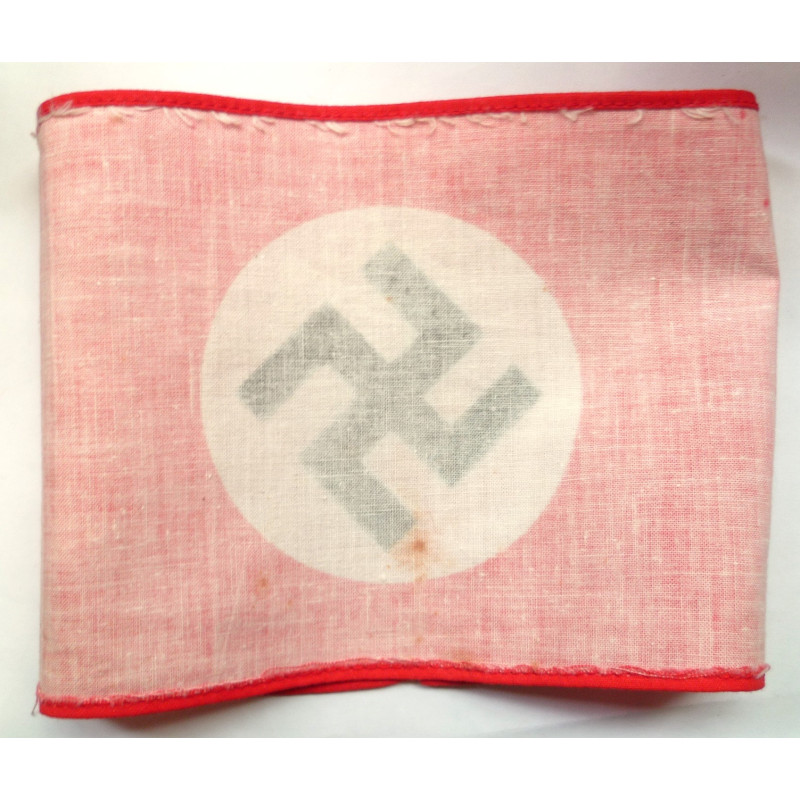WW2 German Screen Printed NSDAP Arm Band third reich