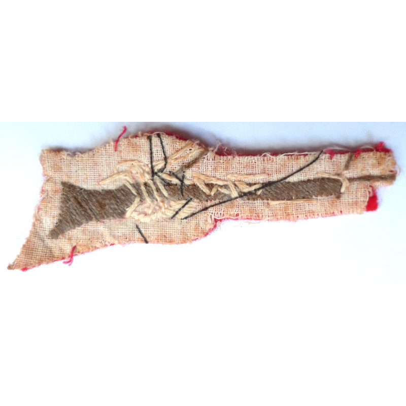 Early Cadet Rifle Second Class Shot Cloth Badge