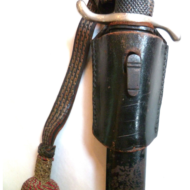 WW2 German Fire Service Bayonet with Frog and Knot third reich