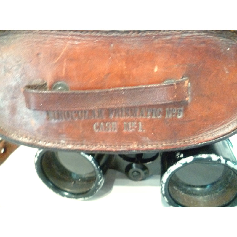 British WW2 Ross London Binoculars 1939 Bino Prism No5