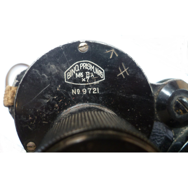 British WW2 Ross London Binoculars 1939 Bino Prism No5