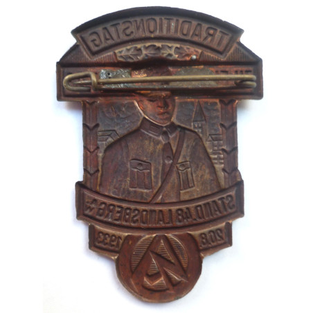 Traditionstag zu ehren 48 Landsberg 1933 Tinnie - Third Reich Insignia
