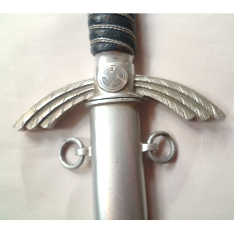 WW2 German Luftwaffe Officers Dress Sword by SMF Solingen - Third Reich