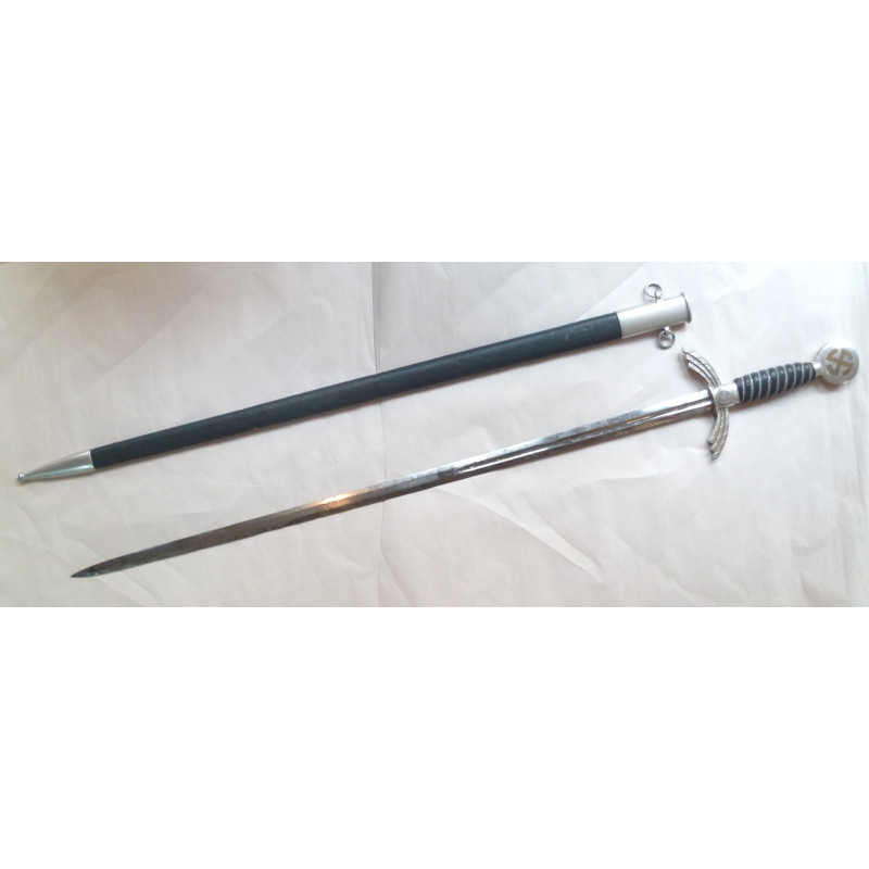 WW2 German Luftwaffe Officers Dress Sword by SMF Solingen - Third Reich