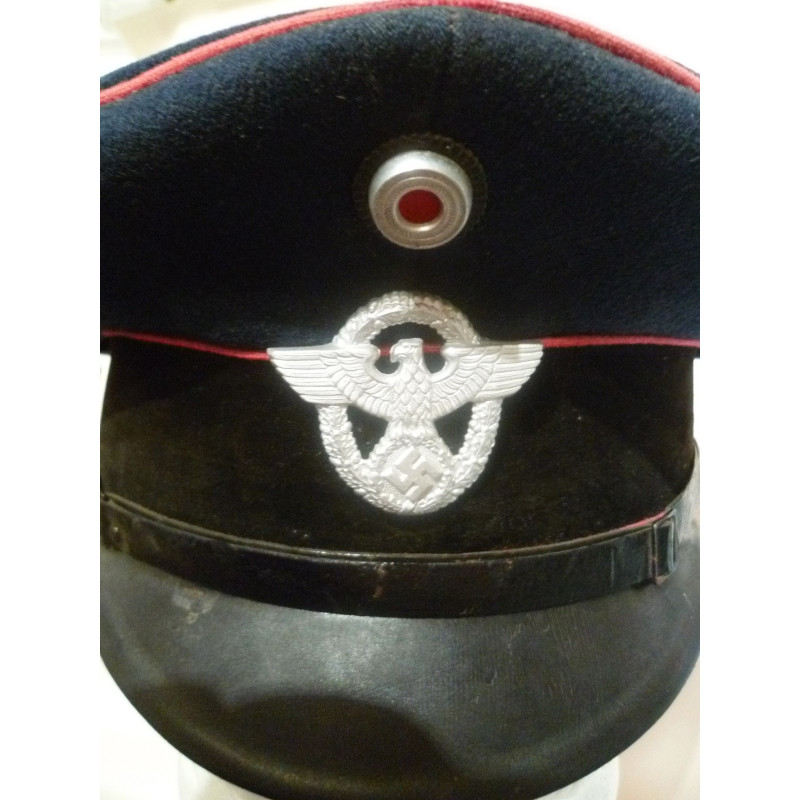 WW2 German Fire Protection Police NCOs Visor Cap by Alkero - Third ...