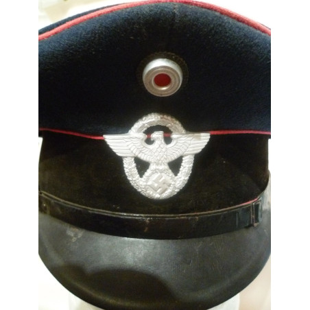 WW2 German Fire Protection Police NCOs Visor Cap by Alkero - Third ...
