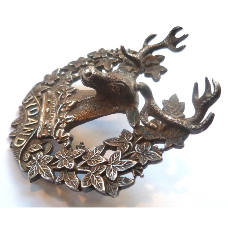 Gordon Highlanders Officers Bonnet/Glengarry Badge - British Military ...