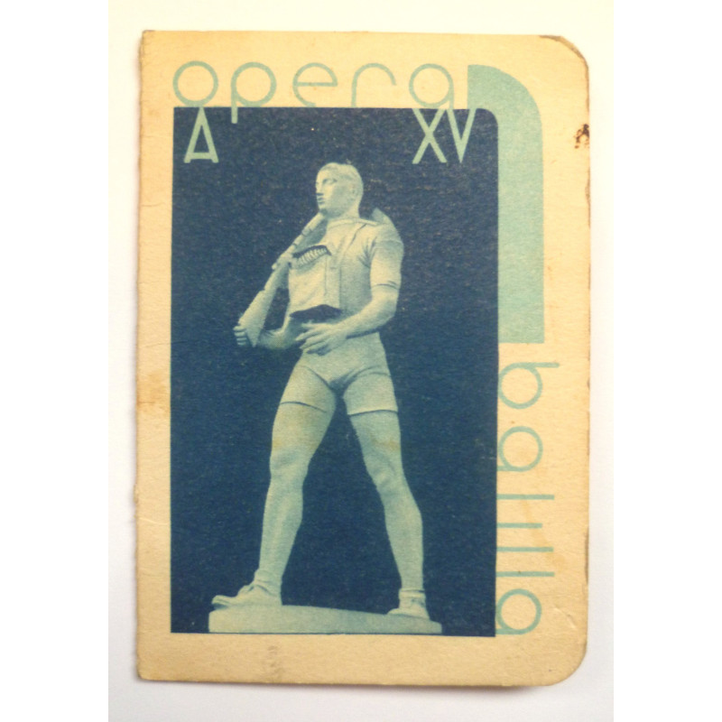 (Italy) ONB. Opera Nazionale Balilla Card + Shooting Membership