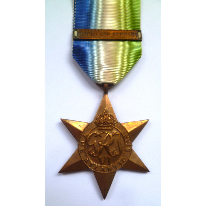 Atlantic Star Medal with France and Germany Clasp - British Military ...