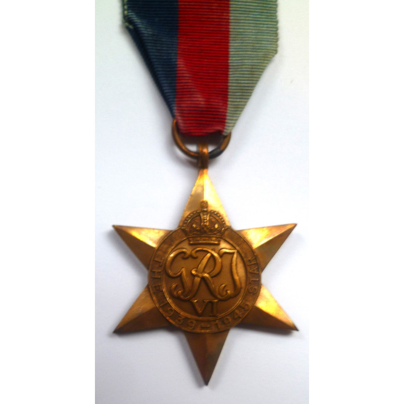 WW2 1939 -1945 Star Medal - British Military Campaign Insignia