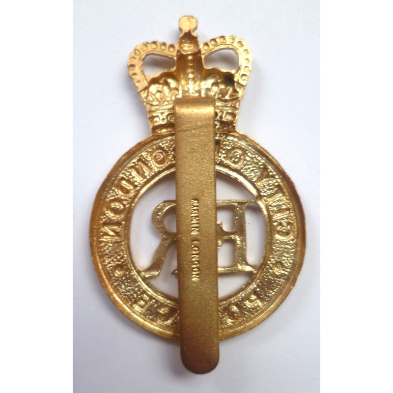 City of London Police Cap Badge - Queen's Crown - British Police Insignia