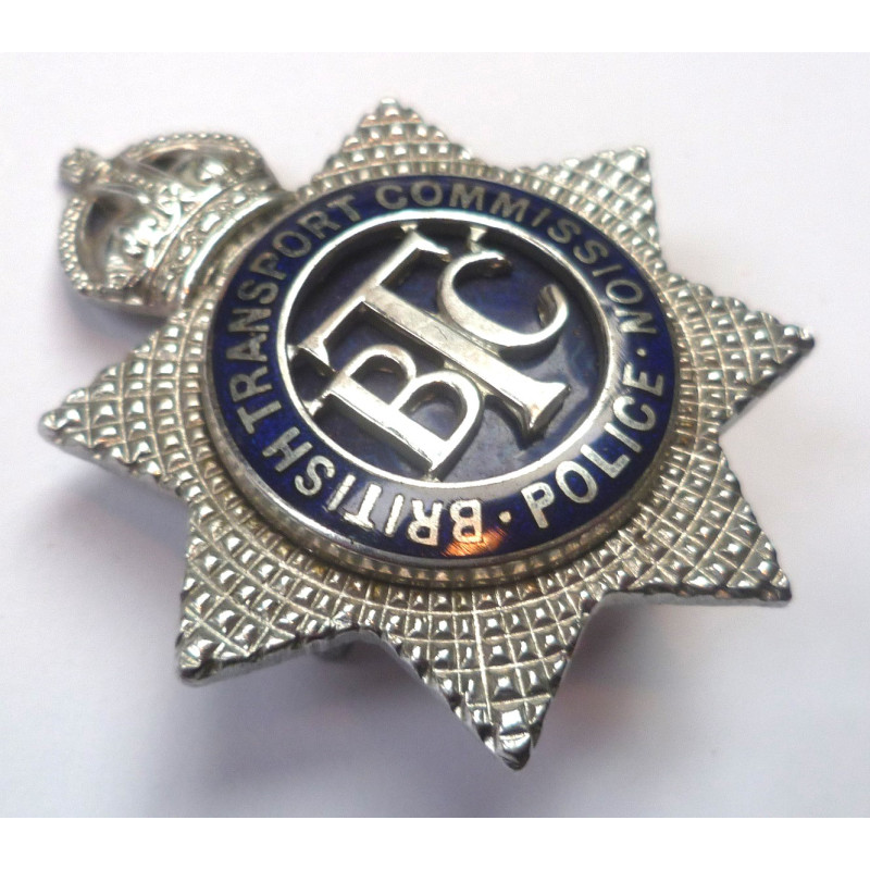 British Transport Commission Police Officers Railway Cap Badge - King's ...
