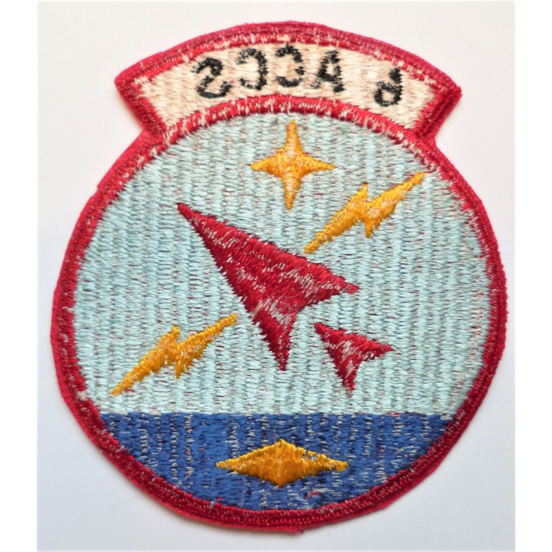 United States 6th ACCS Airborne Command and Control Squadron Cloth.