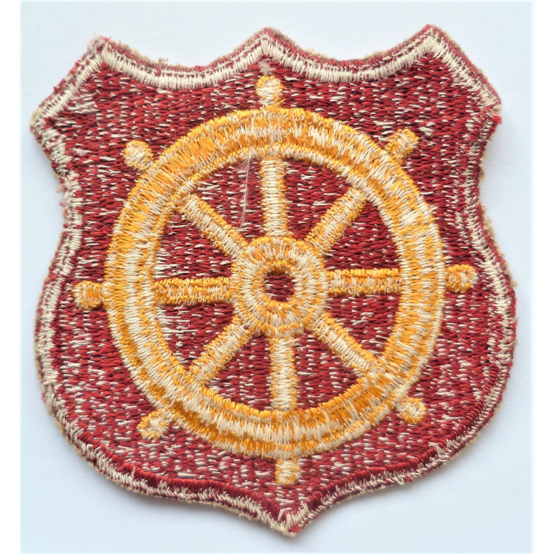United States Ports Of Embarkation Cloth Patch Badge World War Two WW2