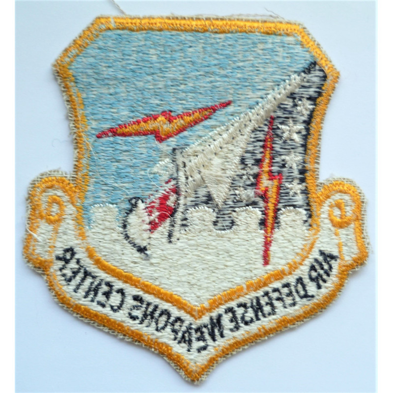 United States Air Force Air Defense Weapons Center Cloth Patch Badge