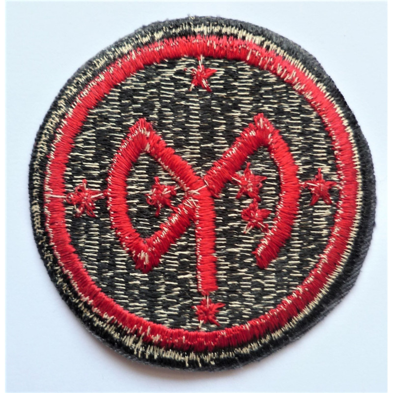 US 27th infantry Division Cloth Patch Badge American World War Two.