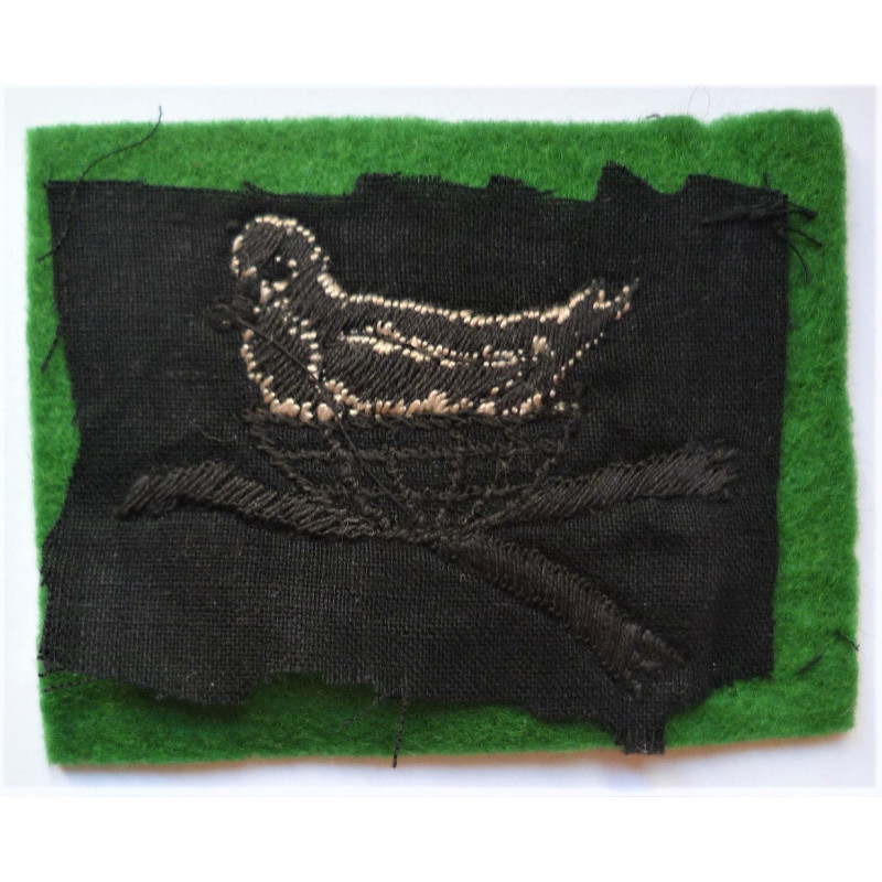 Northern Ireland District Formation Cloth Sign British Army WWII